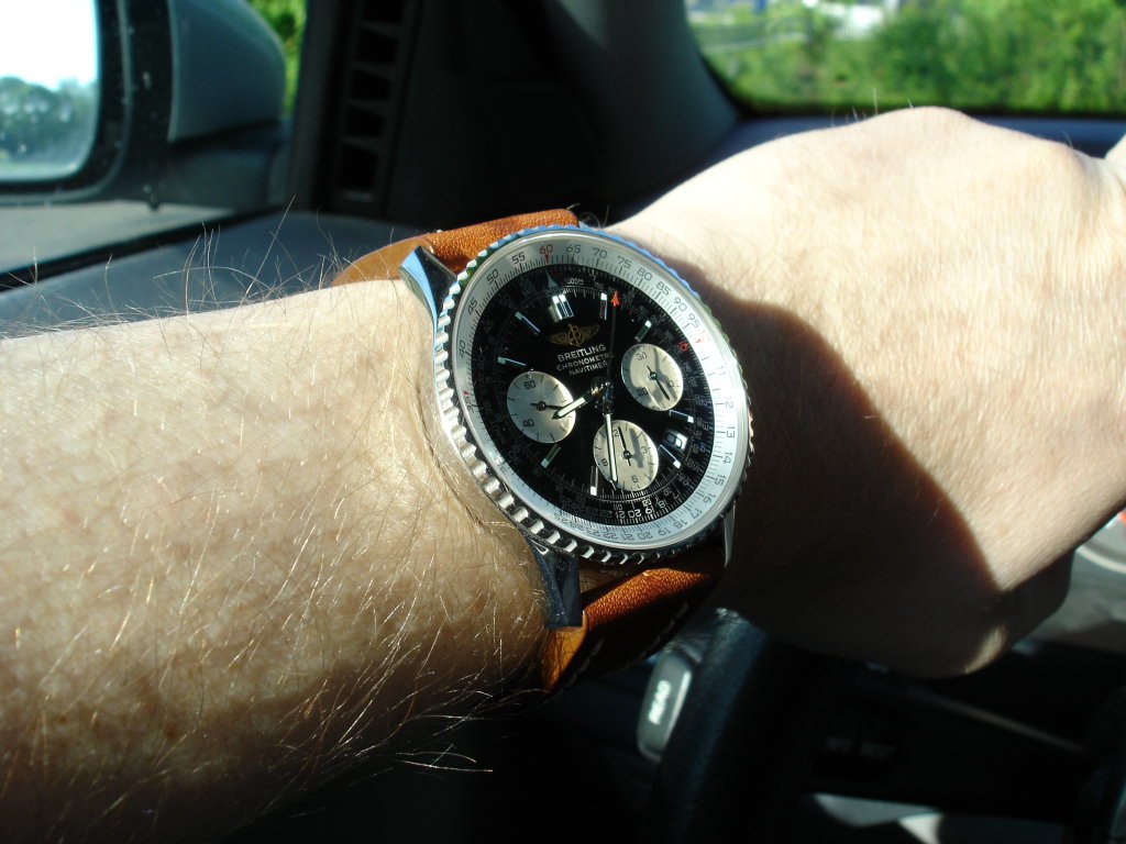 Photo's of Navitimer on Brown straps | WatchUSeek Watch Forums